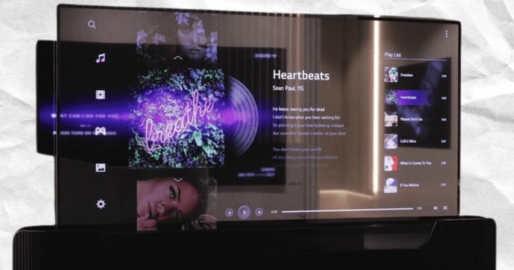 Vacuum Tube Audio Meets LG Transparent OLED Display | CloudWatt